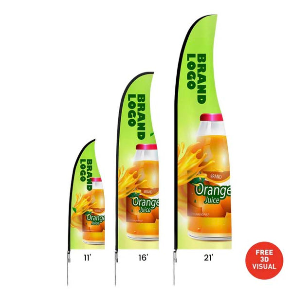 Premium Blade Flags – Freedom Printing & Apparel